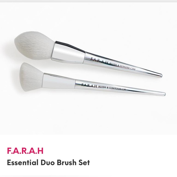 Farah | Makeup | Duo Set Farah Brushes Stop Shop Luxurious ...